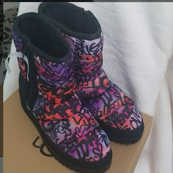 UGG | Shoes | Ugg Graffiti Waterproof Boots | Poshmark